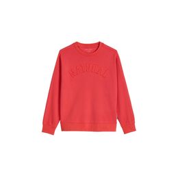 Marc O'Polo Sweatshirt MARC O'POLO "aus reinem Organic Cotton", Jungen, Gr. 164, rot, Obermaterial: 100% Baumwolle, unifarben, regular fit, Rundhals, Rippb&uuml;ndchen, Sweatshirts Sweatshirt