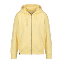 alife and kickin Sweatjacke ALIFE & KICKIN, Damen, Gr. XL, gelb (celestial gelb), 60% Baumwolle, 40% Polyester, ohne Ausschnitt, Sweatjacken Sweatjacke