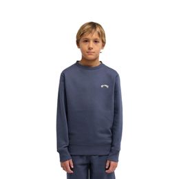 Sweatshirt Billabong "Arch Cr", Jungen, Gr. 10(140-148cm), blau (ombre blau), Obermaterial: 55% Baumwolle, 25% Baumwolle, 20% Polyester., Sweatshirts Sweatshirt