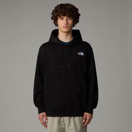 Kapuzensweatshirt The North Face "Essential Kapuzenpulli f&uuml;r Herren", Herren, Gr. XL, schwarz (tnf schwarz), Obermaterial: 68% Baumwolle, 32% Polyester, Sweatshirts, sportlicher Stil, mit Kapuze, mit K&auml;ngurutasche, w&auml;rmend
