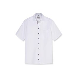 Businesshemd OLYMP "OLYMP Luxor, comfort fit, New Kent", Herren, Gr. 39, Normaler Arm, wei&szlig;, 100% Baumwolle, Hemden