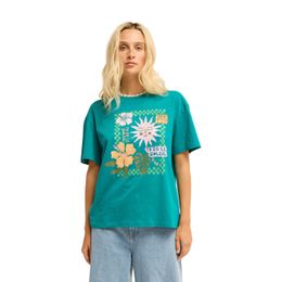 T-Shirt Billabong "Aloha Vacation", Damen, Gr. L, deep lagoon, Obermaterial: 70% Baumwolle, 30% Baumwolle., Shirts T-Shirt
