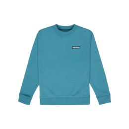 Sweatshirt DC Shoes "Patch It", Jungen, Gr. 10(140-148cm), storm blau, Obermaterial: 55% Baumwolle, 25% Baumwolle, 20% Polyester., Sweatshirts Sweatshirt
