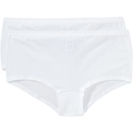 Panty Speidel "Take-two", Damen, Gr. 36, wei&szlig;, Obermaterial: 92% Baumwolle, 8% Elasthan, unifarben, k&ouml;rpernah, Unterhosen Panty, bequem, elastisch, atmungsaktiv, basic, Baumwollmix
