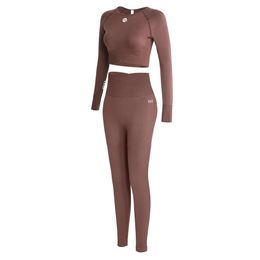 Sportanzug YEAZ "Set LEGEND", Damen, Gr. L, beige, Obermaterial: 87% Nylon NY. 13% Elasthan EL., Sportanz&uuml;ge