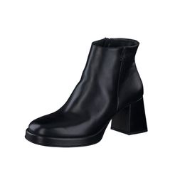 Stiefelette Paul Green "Paul Green Stiefelette Glattleder", Damen, Gr. 38,5, schwarz, Glattleder, Schuhe Stiefelette