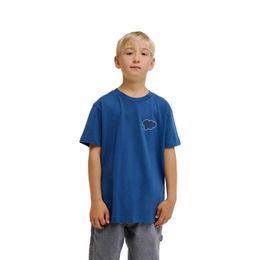 T-Shirt DC Shoes "DC Throw Up", Jungen, Gr. 10(140-148cm), blau (ensign blau), Obermaterial: 75% Baumwolle, 25% Baumwolle., Shirts T-Shirt
