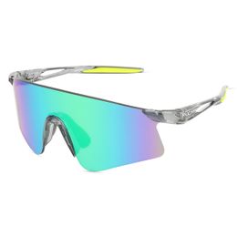 Rudy Project SP884133 ASTRAL | Unisex-Sonnenbrille | Fassung: Randlos, Monoscheibe, Kunststoff, Grau | Glasfarbe: Gr&uuml;n Spiegel Mehrfarbig
