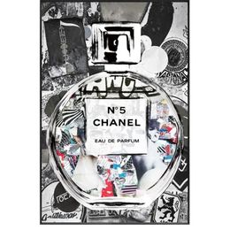 LC Wholesaler Wandbild Perfume Flacon Chanel ca. 80x120 cm