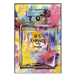 LC Wholesaler Wandbild Parfume Explosion Chanel ca.80x120 cm