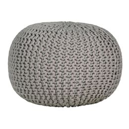 Gutmann Hocker Cotton Ball grau Durchmesser 55 cm