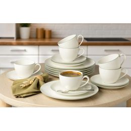 Seltmann Kaffeeservice Savona Green Line 18-tlg.