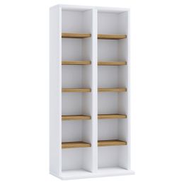 Regal Milano Wei&szlig;/Honigeiche