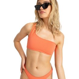 Bandeau-Bikini-Top Roxy "Lagos", Damen, Gr. XL, Cup B, orange, Obermaterial: 92% Polyester, 8% Elasthan., Bikini-Oberteile