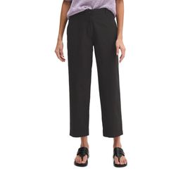 Marc O'Polo Chinohose MARC O'POLO "aus Baumwoll-Stretch-Twill", Damen, Gr. 34, Normalgr&ouml;&szlig;en, schwarz, Twill, Obermaterial: 97% Baumwolle, 3% Elasthan, unifarben, regular fit kn&ouml;chelfrei, Hosen Chinohose