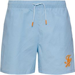 Tommy Hilfiger ITHACA SCRIPT Badehose Herren - Gr&ouml;&szlig;e M - blau
