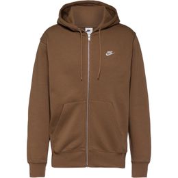 Nike Club Sweatjacke Herren - Gr&ouml;&szlig;e S - braun