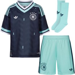 Adidas WM 2026 DFB Deutschland Ausw&auml;rts Mini Teamtrikot Kinder - Gr&ouml;&szlig;e 104 - blau