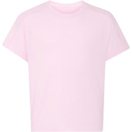 Adidas T-Shirt M&auml;dchen - Gr&ouml;&szlig;e 128 - rosa