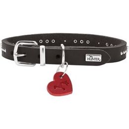Sport Dog Dog Sport HUNTER Hundehalsband aalborg hearts schwarz XXS-XS