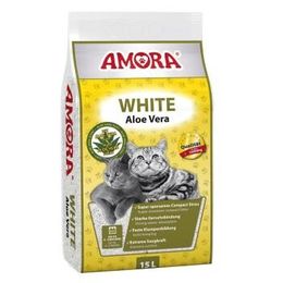 Amora Katzenstreu White Compact 15 Liter