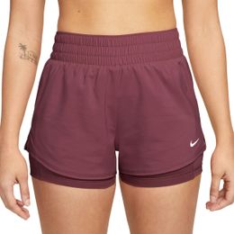 Nike One Dri-FIT Mid-Rise 3 Inch 2-in-1 Shorts Damen