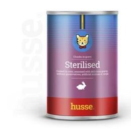 husse 24 Dosen je 415 g. Sterilised St&uuml;ckchen. Ausgewogene Mahlzeit mit Taurinzusatz