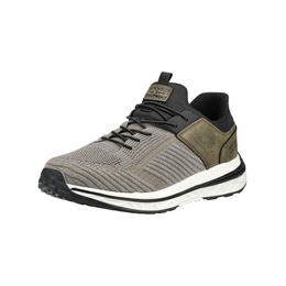 Sneaker Dockers by Gerli "Dockers by Gerli Sneaker Textil", Herren, Gr. 41, khaki, Textil, Schuhe Sneaker