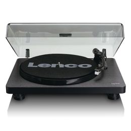 Lenco L-30BK - Plattenspieler mit Riemenantrieb und Holzgeh&auml;use - USB/PC-Encoding - Auto-Stopp-Funktion - Schwarz