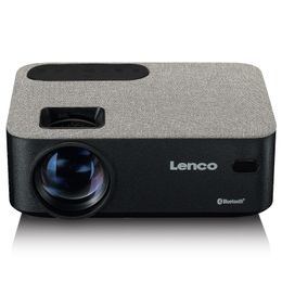 Lenco LPJ-700BKGY - LCD-Projektor mit Bluetooth - Bis zu 400 cm Projektionsgr&ouml;&szlig;e - USB-Eingang - SD-Kartenleser