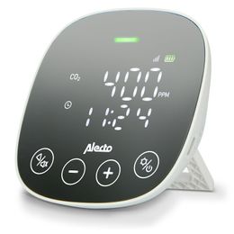 Alecto CO2-Messger&auml;t mit NDIR-Sensor und Feuchtigkeitsmesser