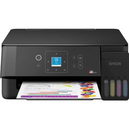 Epson EcoTank ET-2921, Schwarz Multifunktionsdrucker (Tintenstrahldrucker, 3-in-1, Drucker, Scanner, Kopierer, WLAN, USB, AirPrint, Duplex, A4)