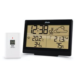 Alecto Wetterstation mit Funksensor Schwarz