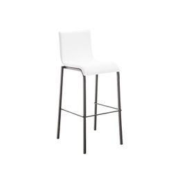 CLP Barhocker Avola I Stapelbarer Barstuhl Mit Metallgestell Und Kunstlederbezug I Thekenhocker Mit 78 CM Sitzh&ouml;he