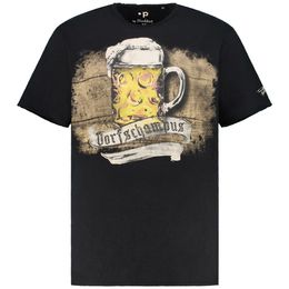 Herren Gro&szlig;e Gr&ouml;&szlig;en | Pfundskerl T-Shirt mit Motiv-Print Farbe schwarz Gr&ouml;&szlig;e: 3XL