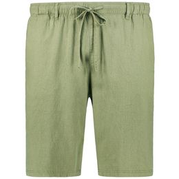 Herren Gro&szlig;e Gr&ouml;&szlig;en | North Chino-Shorts mit Leinen Farbe oliv Gr&ouml;&szlig;e: 4XL