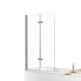 Emke Badewannenaufsatz, Transparent, Glas, Rechteckig, 100x140 cm, Badezimmer, Baden & Duschen, Badewannenaufsatz