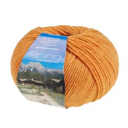 Alpina Landhauswolle von Lana Grossa, Orange, aus Schurwolle