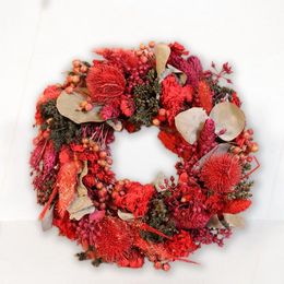 Trockenkranz Red Velvet - 20 cm | FloraPrima Blumenversand | Blumen und mehr versenden