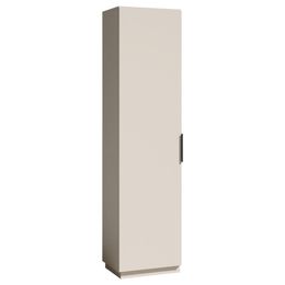 CARRYHOME Garderobenschrank, Kaschmir, Holzwerkstoff, 7 F&auml;cher, 50x205x40 cm, Beim&ouml;bel erh&auml;ltlich, Garderobe, Garderobenschr&auml;nke, Garderobenschr&auml;nke