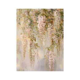 Leinwandbild, Mehrfarbig, Holz, Textil, Blumen, rechteckig, 60x80 cm, Fsc, Made in EU, einfache und schnelle Anbringung, Bilder und Zubeh&ouml;r, Wandbilder, Leinwandbilder