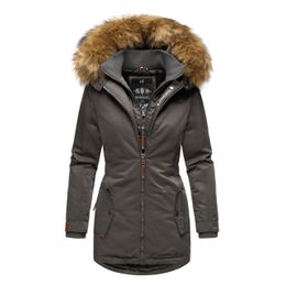 Marikoo Damen Winterjacke &ndash; Sanakoo, warm mit abnehmbarem Fellkragen