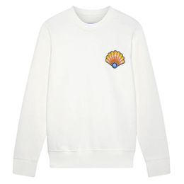 Casablanca Bestickte, Cremewei&szlig;e Sweatshirts
