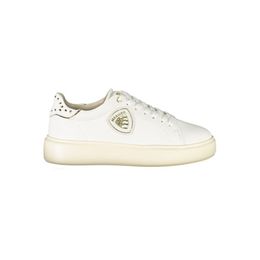 Blauer Bianco Poliuretano Damen Sneaker