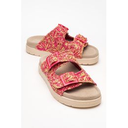 Milana Leder Double‑Strap Sandale (Women)