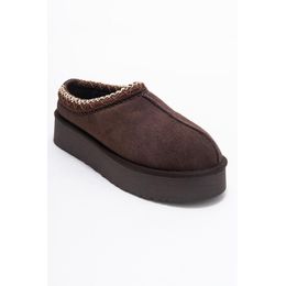 Avelia Leder Winter Hausschuhe