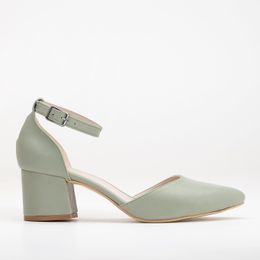 Marcelle Pumps mit niedrigem Blockabsatz
