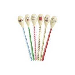Rice Melamin Lattel&ouml;ffel Snoopy 6er L 22.5 B 3 cm skandinavische Deko Online Shop