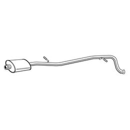 VEGAZ Mittelschalld&auml;mpfer pgs269 f&uuml;r Peugeot