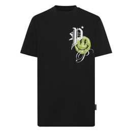 Philipp Plein T-Shirt Rundhalsausschnitt Ss Smile